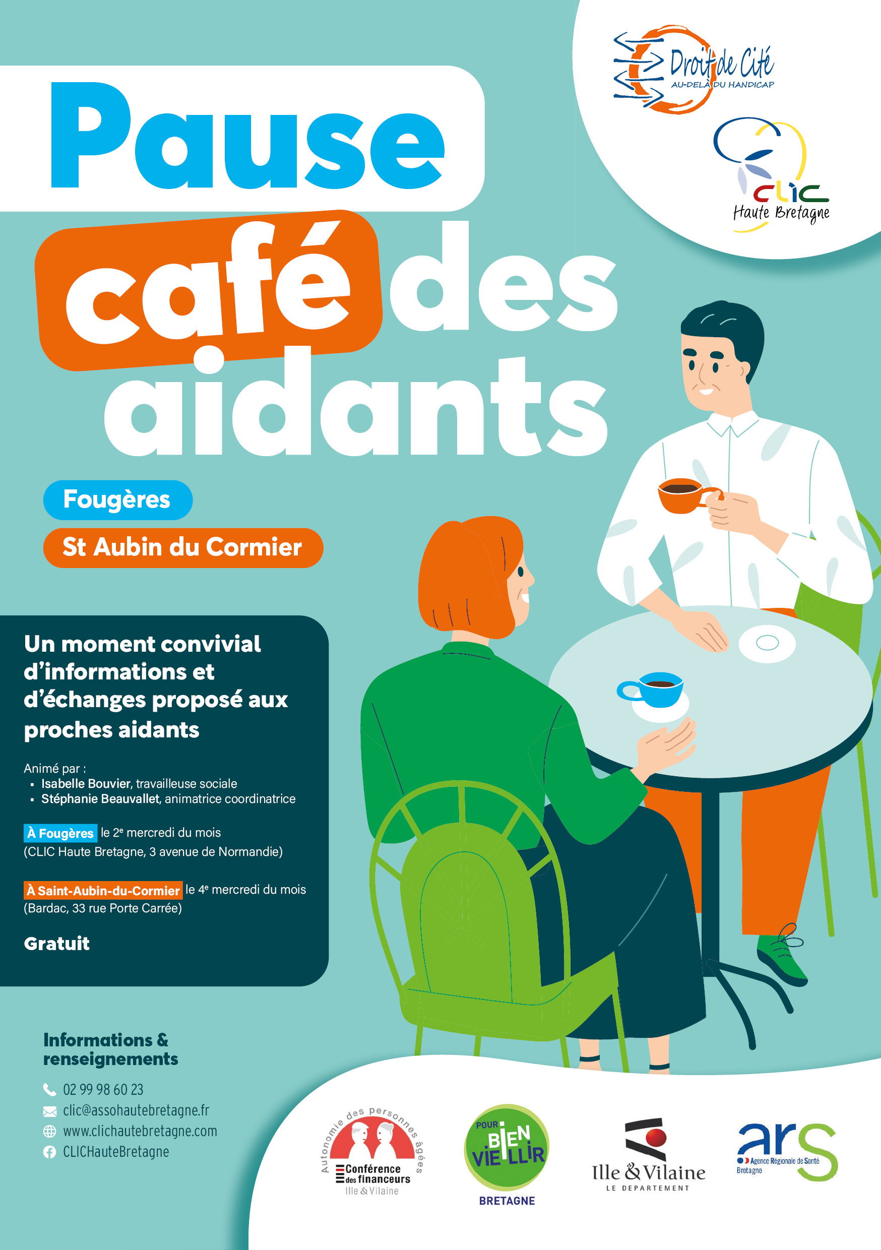 Pause café des aidants - Saint-Aubin-du-Cormier